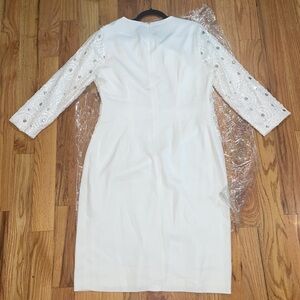 Ashro | Dresses | New Ashro White Formal Wedding Church Dinner Party ...